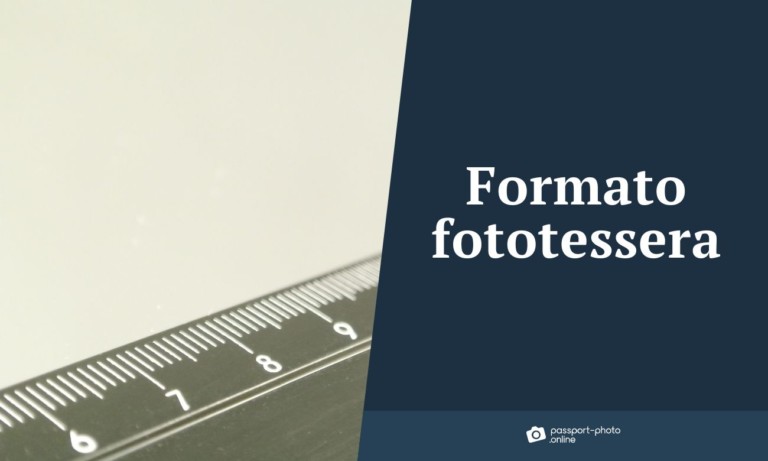 Formato fototessera (ICAO): dimensioni e grandezza