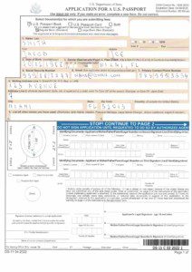 DS-11 Passport Form: First Time and Renewals